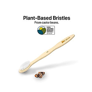 SeaTurtle Plant-Based Bristles, Bamboo Toothbrushes, Soft Natural Toothbrush for Adults, 4 Pack