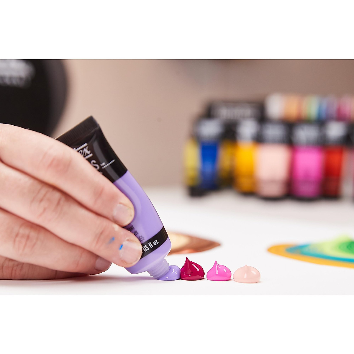 Liquitex BASICS Acrylic Paint Set, 48 x 22ml (0.74-oz) Tube Set