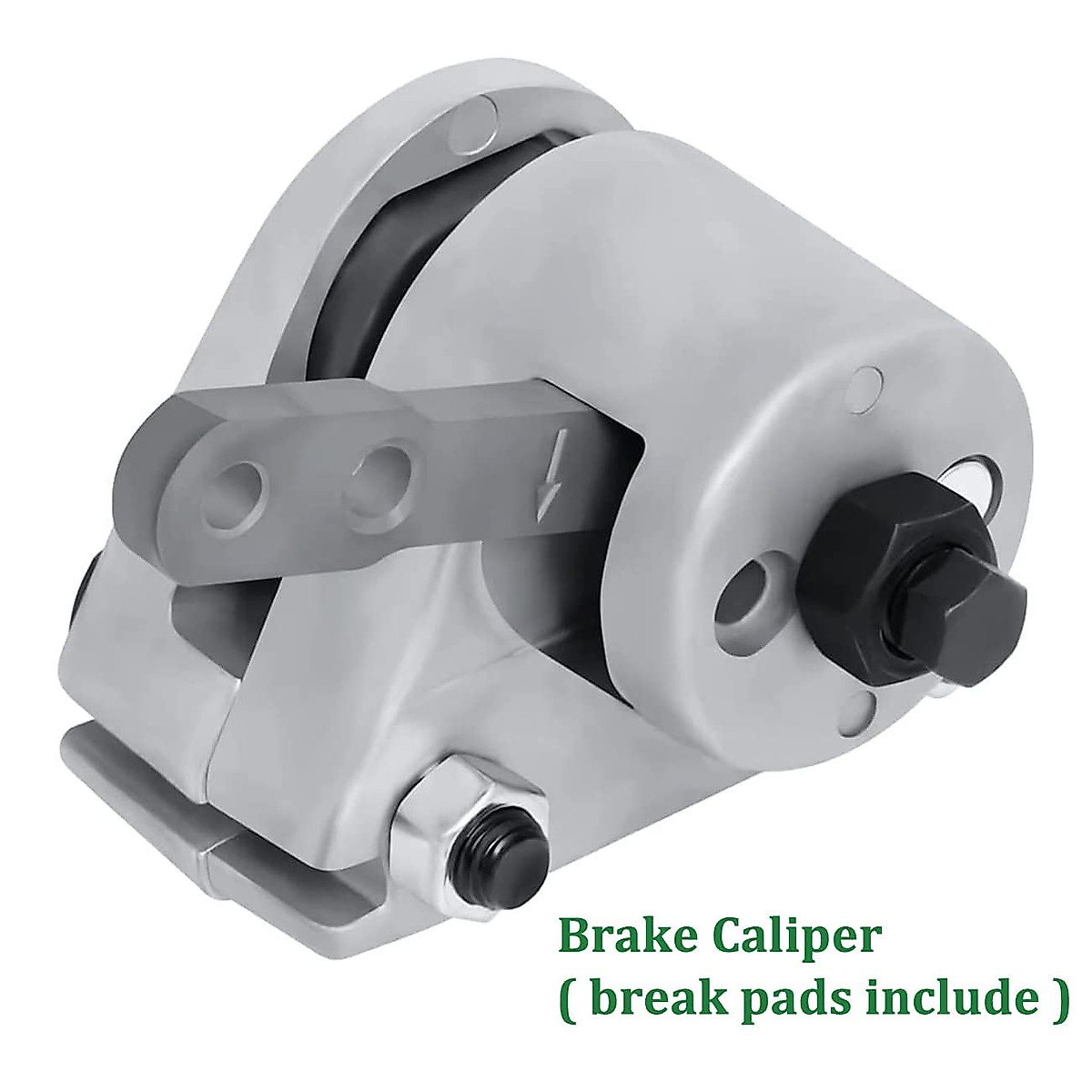 Go Kart Brake Caliper and Disc Part Compatible with Mancoo, Yerf- Dogg, Predatorr 196cc 212cc Mini Bike 𝑼𝒑𝒈𝒓𝒂𝒅𝒆 1In Bore Disc and Mechanical Brake Caliper, Go Kart Brake System