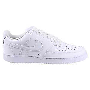 Nike Men's Court Vision Low Sneaker, White/Whiteblack, 10.5