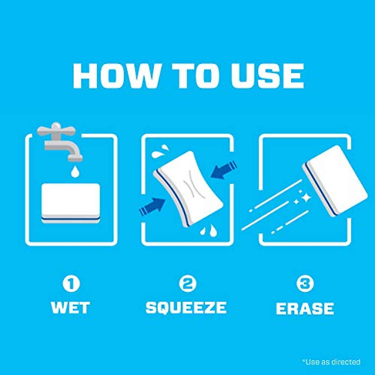 Mr. Clean Magic Eraser Kitchen, Cleaning Pads with Durafoam, 4 count (Packaging May Vary)