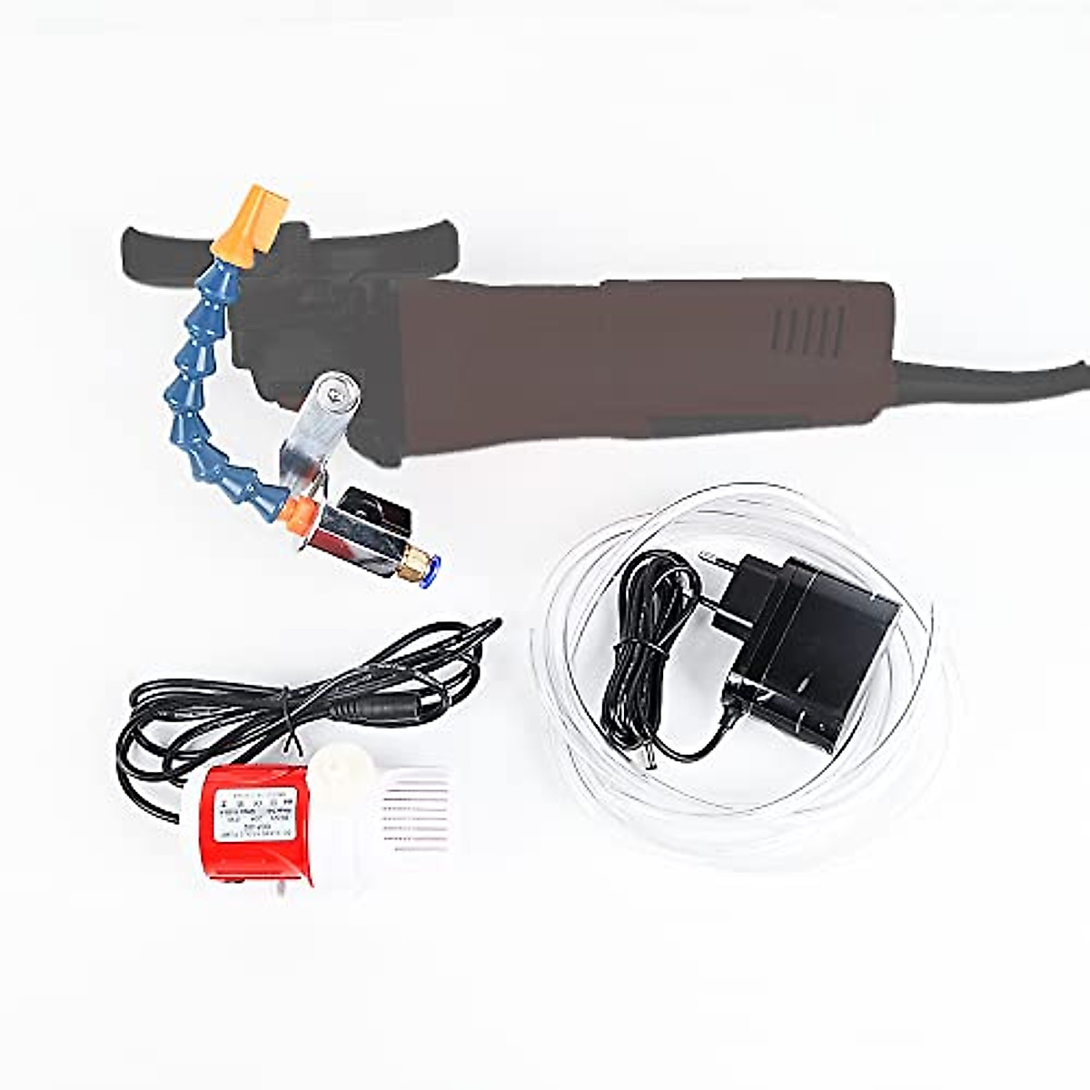 Raizi Angle Grinder Water Attachments Water Pump and Bracket with Leakage Protector