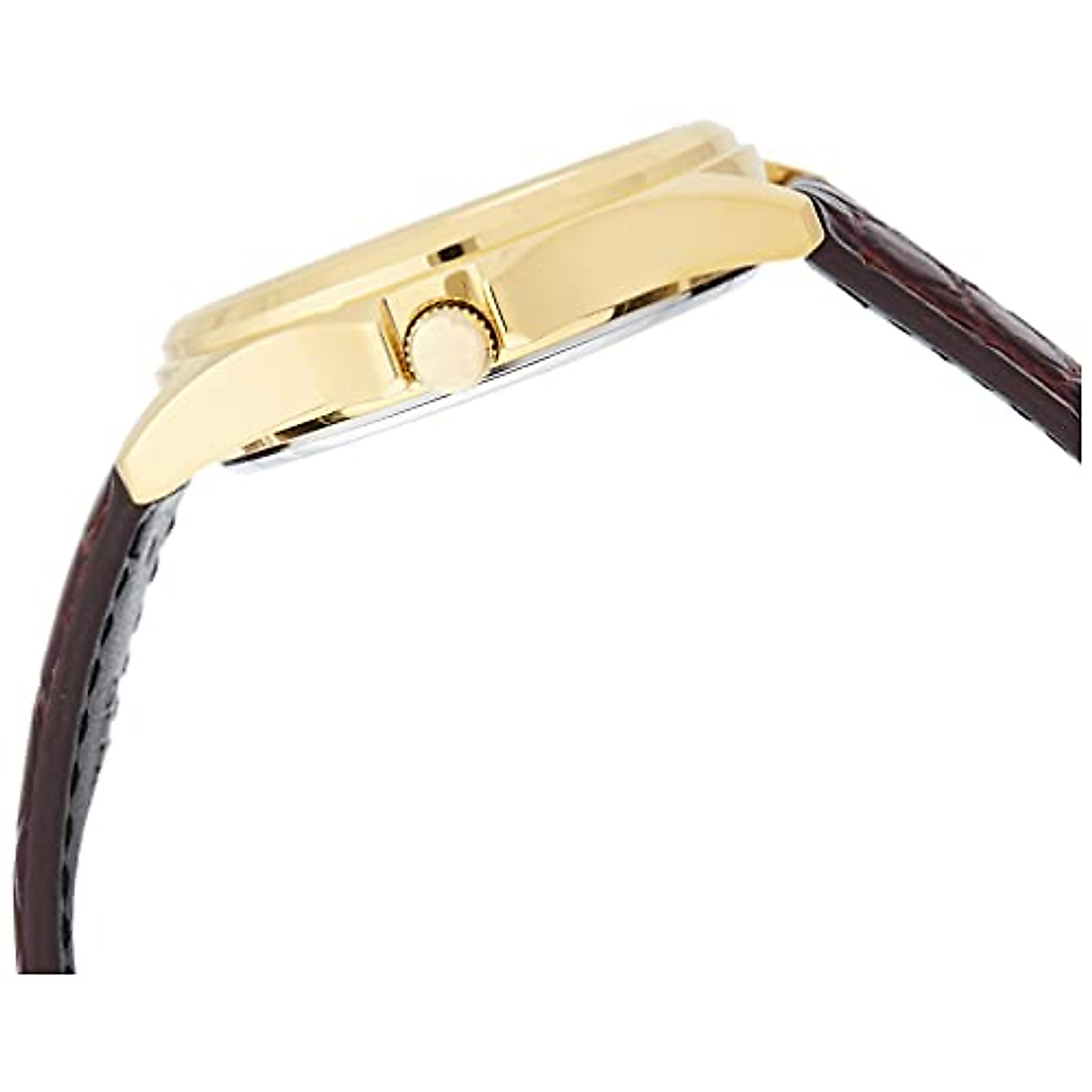 Casio MTP-1183Q-7A Men's Gold Analog Dress Watch w/Croc-Leather Band & Date