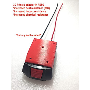 H Battery Adapter for Bosch 18v Dock Power Connector 18 volt12 Gauge Robotics