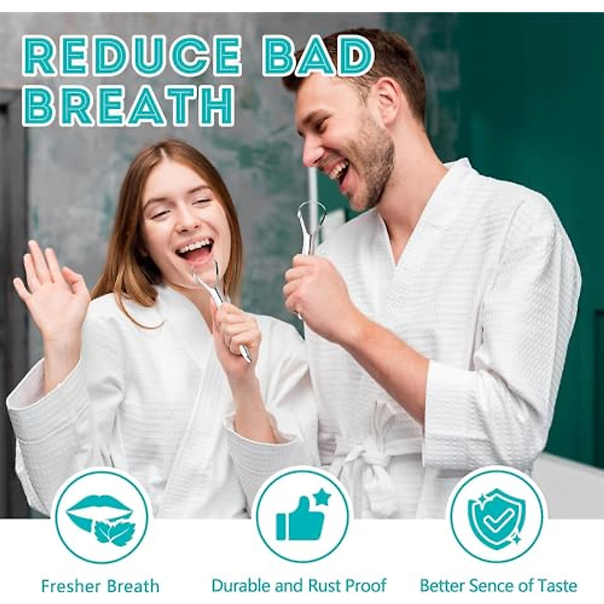 Tongue Scraper, Tongue Cleaner, Oral Care Tongue Scrubber, Tongue Cleaning Brush (1pcs)