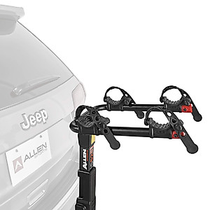 Allen Sports Premier Hitch Mounted 2-Bike Carrier, Model S525, Black