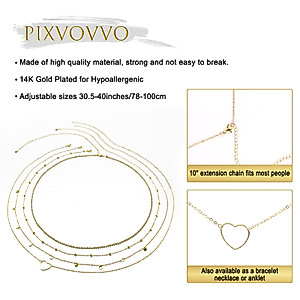 Fashion Crystal Belly Waist Chain - Bikini Layered Belly Chain for Women - Gold Rhinestone Diamond Body Waist Chain Jewelry (waist chain set gold)