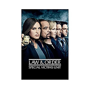 Law & Order Special Victims Unit TV Series Poster Art Deco Restaurant Dormitory Corridor 4 Canvas Poster Wall Art Decor Print Picture Paintings for Living Room Bedroom Decoration Unframe:24×36in