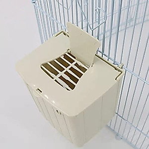 Happyyami 3pcs Plastic Birds Nesting House Bird Finch Nest Breeding Box Outdoor Mounted Parakeet Nest Box Plastic Hanging Bird Hut for Bird Cockatiel Parrot Budgie Random Color