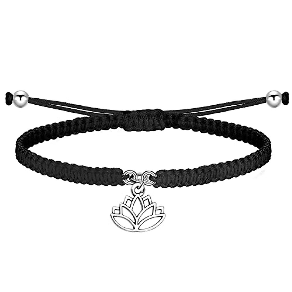 KUIYAI New Beginnings Gift Lotus Flower Bracelet Fresh Start Gift New Chapter Gift Recovery AA Gift Inspirational Gift (KY-lotus flowerBrC)