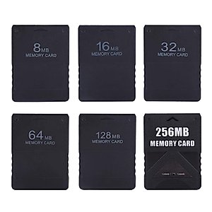 8M 2 Memory Card, 8M Memory Card High Speed for PS2 Console Games Accessories(8 M)