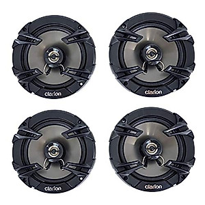 Clarion (4) SE1625R 300w 6.5" 2 Way Car Audio Speakers 6 1/2"
