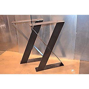 Metal Table Legs, HD Zig Zag Style - Any Size and Color