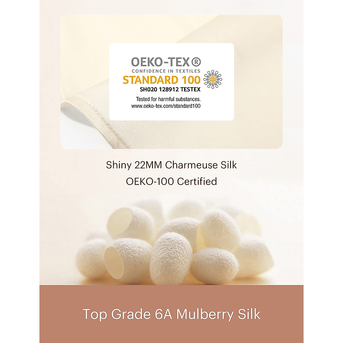 LilySilk Silk Pajama Set for Women Silk 2 pieces Ladies PJ Set Trendy Sleepwear With Double Oblique Pocket, Lily White M