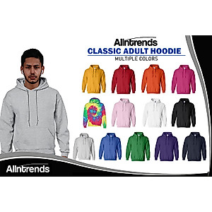 ALLNTRENDS Backwood Hoodie Adult Graphic Backwood Hooded Sweatshirt (L, Black)