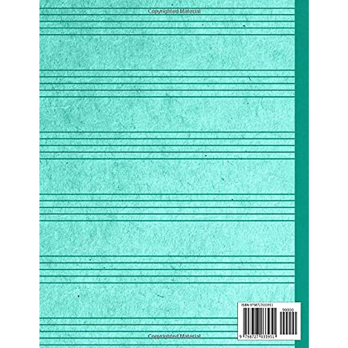 Wide Music Composition For Kids: Wide Music Manuscript Paper notebook for Kids 120 Pages