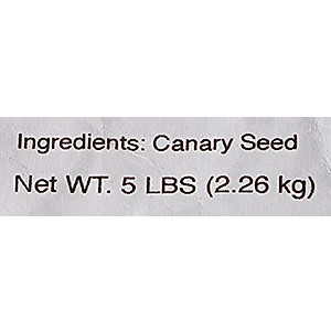 Schoen Farms Premium Canary Seed for Birds (5 LBS)