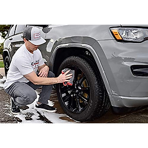 Redline Finish - The Finisher Ultimate Microfiber Detail Drying Towel - 15x15 inches, Dry Small Spaces, Dry Wheels, Dry Jambs