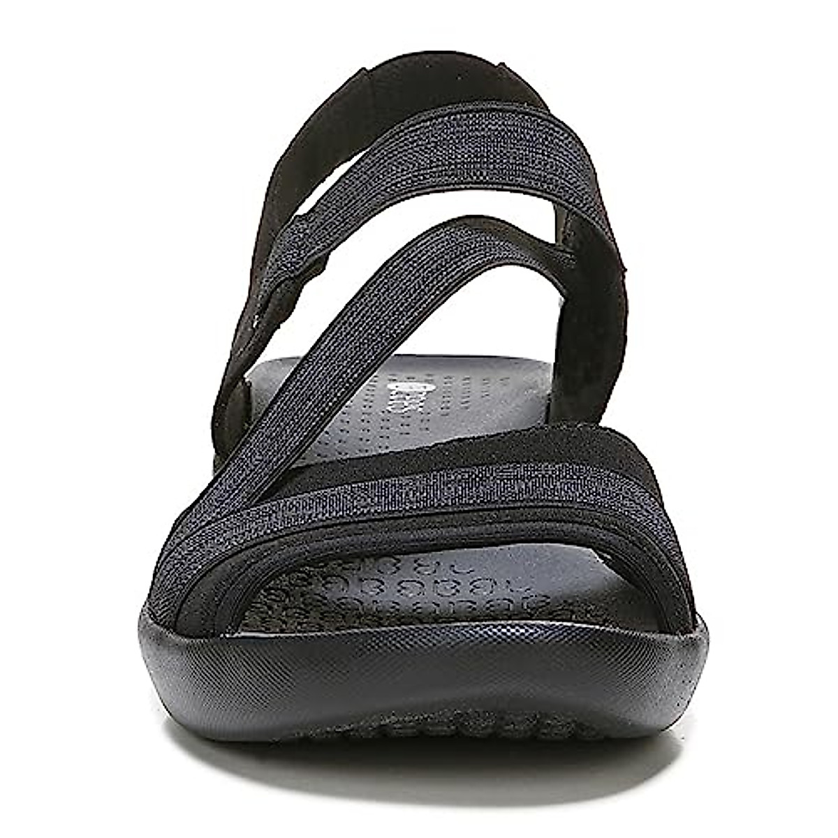 BZees Womens Chance Strappy Sandal Black 11 M