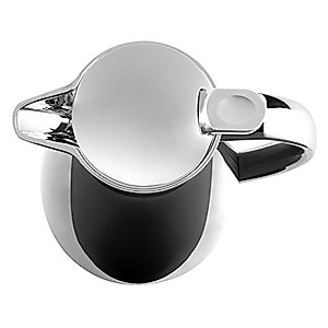 Emsa Campo Stainless Steel Thermal Carafe with Glass Liner, 34 oz, Chrome