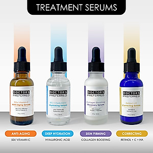 Retinol + C Correcting Serum - Jumpstart the Rejuvenation Process and Dramatically Improve Deep Wrinkles, Texture, Uneven Skin Tones% Hyperpigmentation | Doctors Preferred | 1oz./30ml