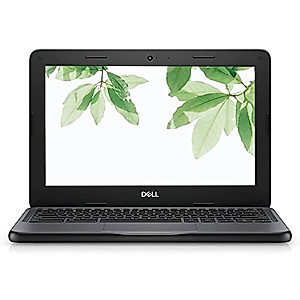 Dell 11'' HD IPS Chromebook, Intel Celeron Processor Up to 2.40GHz, 4GB Ram, 16GB SSD, Super-Fast WiFi, Chrome OS, Dale Black (Renewed)