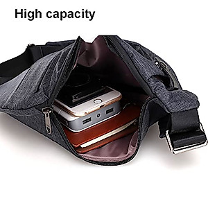 LELEBEAR Personal Flex Bag for Women, 2023 New Personal Flex Bag, Fashion Anti-Thief Slim Sling Bag (Grey, Left)