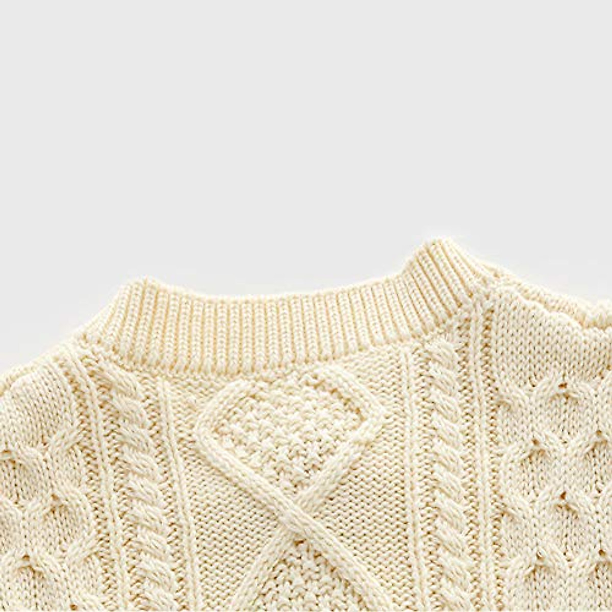 Infant Baby Boys Cardigan Crochet Sweater Toddler Knit Button up Casual Sweatshirt Beige