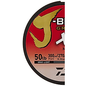 J-BRAID GRAND 8X 300YDS FILLER SPOOL GRAY LIGHT