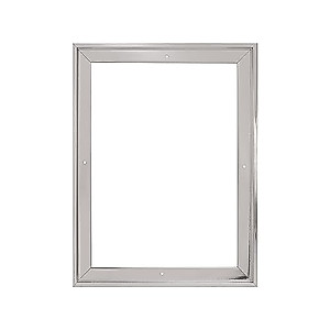 Pixy Canvas Floater Frame 24x36 for 3/4 (0.75) inch Deep Canvas Paintings/Canvas Prints/Wood Canvas Panels/Wall Art/Wall Decor/Home Decor/Artwork (Chrome, 24 x 36 inch, Portrait)