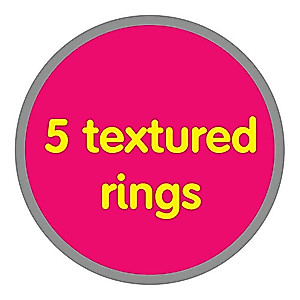 Early Learning Centre Little Senses Glowing Stacking Rings, Stimulates Senses, Fine Motor Skills, Hand Eye Coordination, Kids Toys for Ages 06 Month, Amazon Exclusive