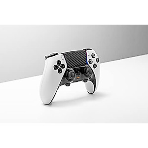 Skin Compatible with Dualsense Edge - TouchProtect Cover to Protect, Add Style, & Enhance Your PS5 Dualsense Controller's Trackpad with Texture! (Carbon Fiber - Black)