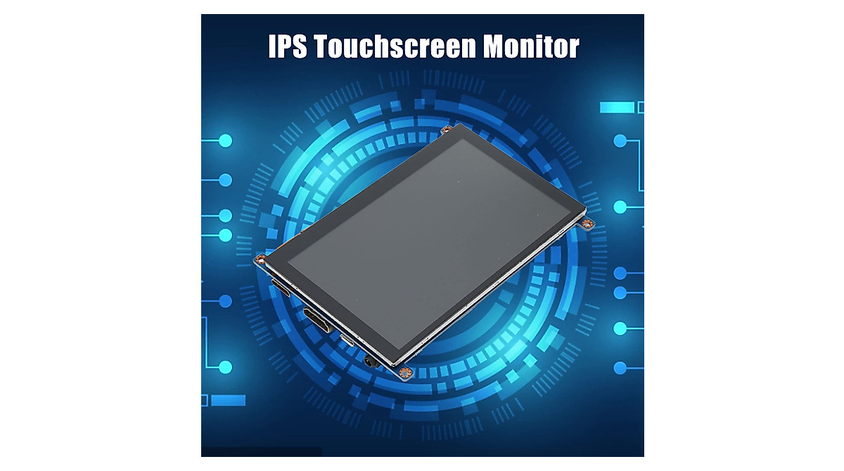 EBTOOLS 5 Inch Mini HDMI Monitor, Small IPS Touchscreen Monitor for RPi ...