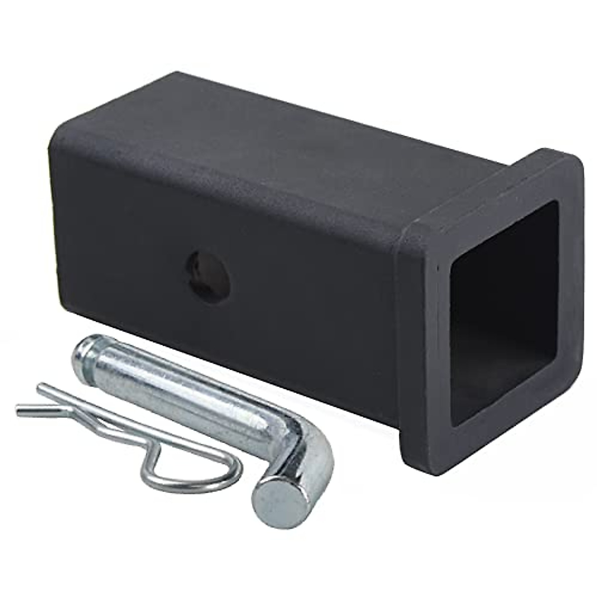 REYSUN 864028 Trailer Hitch Adapter Hitch Reducer Sleeve from 2-1/2 inch to 2 inch, with Hitch Pin and Clip