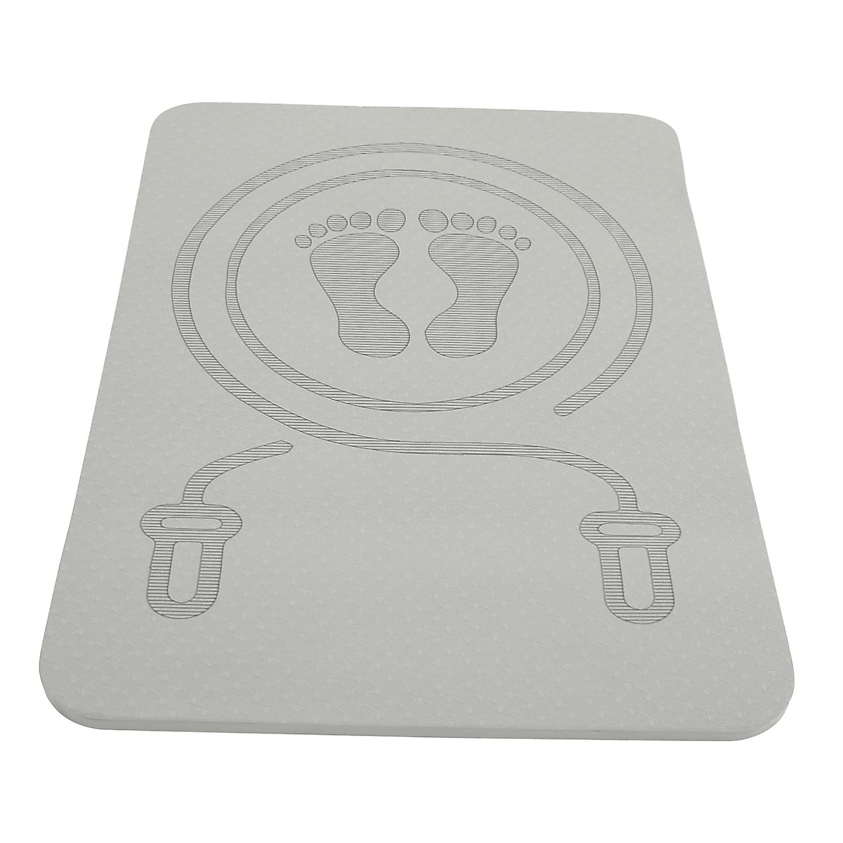 KICHOUSE Sports Rope Mat Tpe Thick Mat for Skiing Jumping Non-slip Shock Absorbing Gym Mat