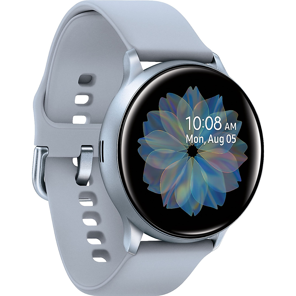 Samsung Galaxy Watch Active 2 (40mm, GPS, Bluetooth) Smart Watch with Advanced Health Monitoring, Fitness Tracking, and Long Lasting Battery, Silver, SM-R830NZSCXAR (Renewed)