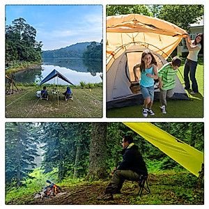 MECCANIXITY Tent Rope Buckles, 4mm Plastic Guyline Adjuster Cord Tensioners for Outdoor Camping Canopy Tarp, Black Pack of 20