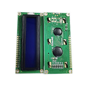 Kiro&Seeu 2pcs HD44780 LCD1602 Screen with Backlight LCD Display Module Board 2 x 16 Characters 1602 5v Compatible with Ar-duino Duemilanove Robot 1602A UNO R3 MEGA2560 Nano Due Raspberry Pi