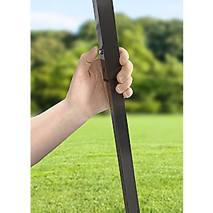 Quik Shade Go Hybrid 6' x 6' Sun Protection Pop-Up Compact and Lightweight 7' x 7' Base Slant Leg Backpack Canopy