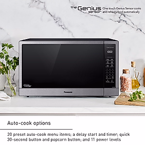 Panasonic NN-SN98JS Microwave Oven Countertop, 2.2 cft, Stainless Steel