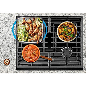 Bruntmor 3 Qt Pre-seasoned Cast Iron Balti Dish In Black, 3 Quart Medium Cast Iron Casserole Dish, Nonstick Handi Cast Iron Kadai Indian, Asian Wok, Pioneer Women Dutch Oven