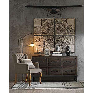 Decorative Metal & Glass Thirty Minute Hourglass