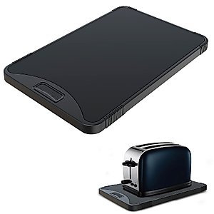 BVN Rolling Tray Appliance Slider: Sliding Tray for Coffee Maker, Coffee Maker Slider, Coffee Caddy, Coffee Pot Slider for Counter, Kitchen Appliances Blender Toaster Air Fryer Food Processors Mixer