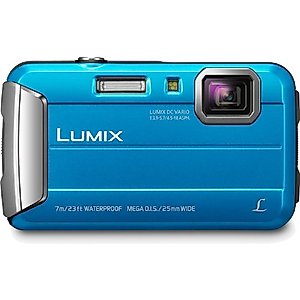 Panasonic Lumix DMC-TS25 16.1 MP Tough Digital Camera with 8x Intelligent Zoom (Blue)