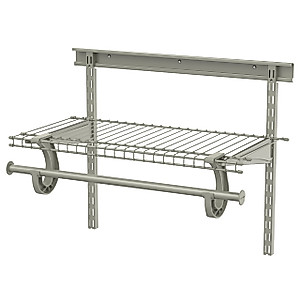 ClosetMaid SuperSlide Hang Rod End Caps, 2-Pack, Nickel Finish, for SuperSlide Closet Rod Bars