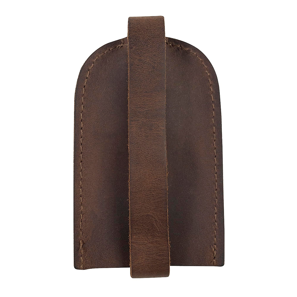 Hide & Drink, Leather Key Holder/Keychain/Key Case/Cover, Handmade Includes 101 Year Warranty :: Bourbon Brown