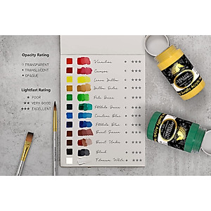 MyArtscape Acrylic Paint Set - 12 x 300ml Bottles - Lightfast - Heavy Body - Rich Pigments - Artist Quality Painting Supplies - Professional Grade Paints