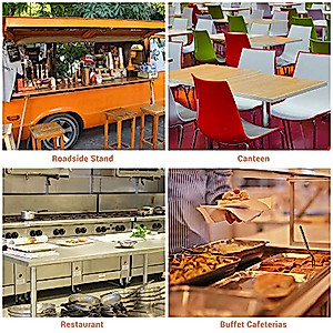 WeChef Electric Strip Heater 2 Pack Portable 36" 1000W Commercial Food Warmer Heating Lamp for Fry Chicken