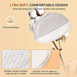 NCVI Nursing Pads Disposable, Breast Pads for Breastfeeding, Ultra Thin & Soft, Portable Nipple Pads, Leak-Proof, Super Absorbent, Keep Dry Nipple Pads, 100 Count