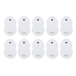 Premium TENS Electrodes Compatible with Omron. 10 (5 Pair) Replacement Electrode Pads Compatible with Omron TENS Devices. Discount TENS Brand.